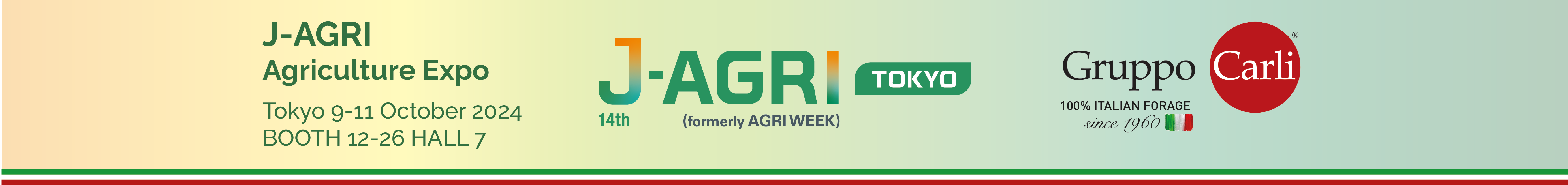 Gruppo Carli at J-AGRI JAPAN 2024 - CARLI グループ